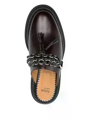TOGA VIRILIS Pulla Leather Mules