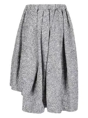 Play Comme Des Garcon Draped Skirt With Elasticated Waistband And Asymmetric Hem