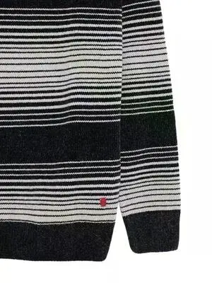 Liu Jo Striped Mock-neck Sweater