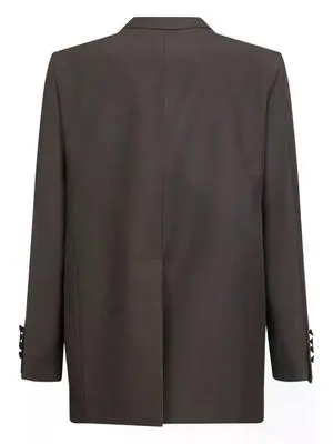 Gucci Double-breasted Peak-lapels Blazer - Brown