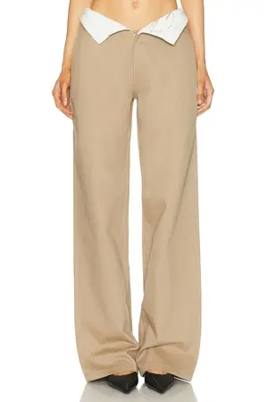 JADE CROPPER Foldover Waist Pant