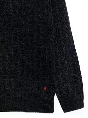 Liu Jo Textured Crew Neck Long Sleeve Pullover