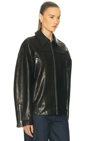 GRLFRND Alek Leather Moto