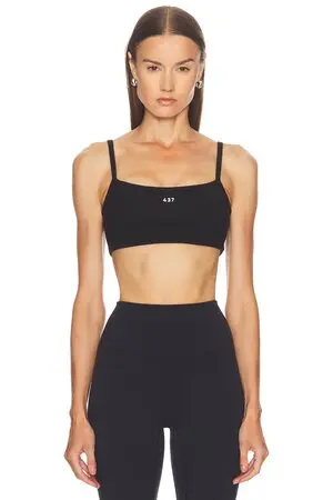 437 The Micro Bra In Chocolate - Black