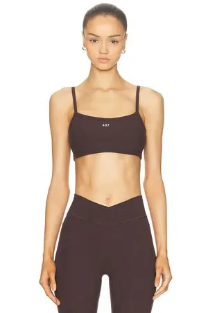 437 The Micro Bra In Burgundy - Espresso
