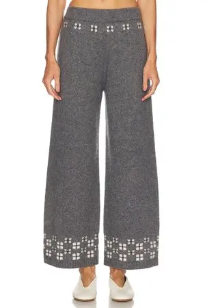 Calle Del Mar Winter Fair Isle Pant