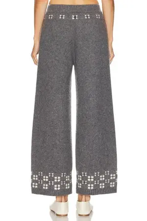 Calle Del Mar Winter Fair Isle Pant