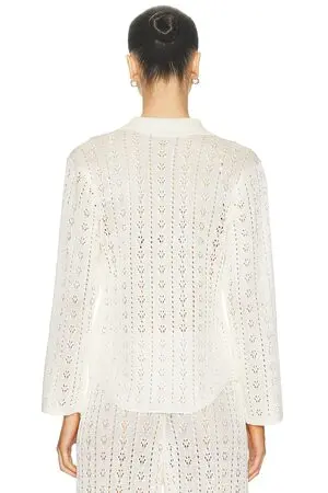 Calle Del Mar Tailored Eyelet Shirt