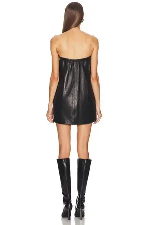 EZR Oversize Pocket Leather Dress