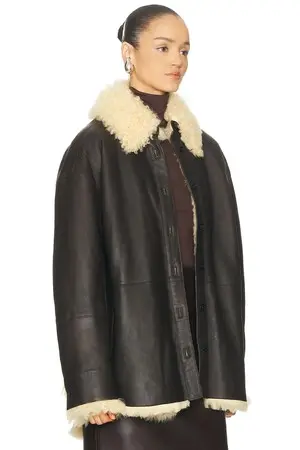 Acne Studios Lessora Leather Jacket