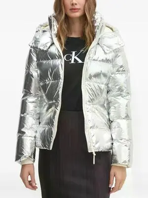 Mackage Madalyn Hooded Puffer Jacket - Silver