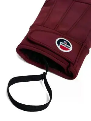 Fusalp Leather Glacier Gloves - Red