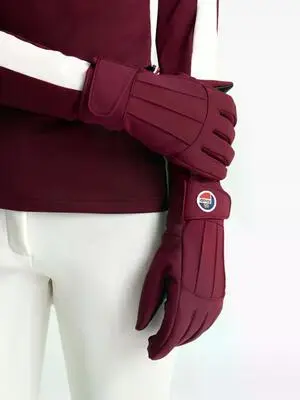 Fusalp Leather Glacier Gloves - Red
