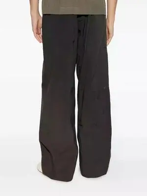 Issey Miyake Zip-detail Wide Leg Pants - Black