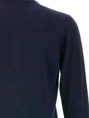 DELLA CIANA Zip Stand-up Collar Sweater