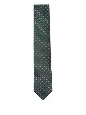 Zegna Silk Tie Green