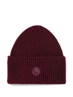 Fusalp Ribbed Logo-badge Beanie - Red