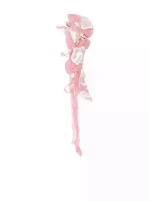 Alberta Ferretti Flower Brooch - Pink