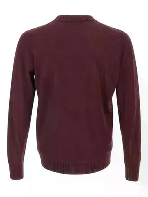 FILIPPO DE LAURENTIIS Ribbed Crew-neck Sweater - Red