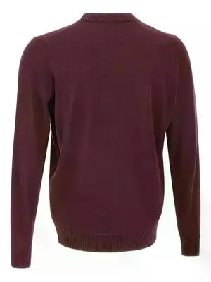 FILIPPO DE LAURENTIIS Ribbed Crew-neck Sweater - Red
