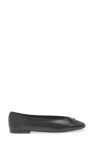Mango Leather Ballet Flats