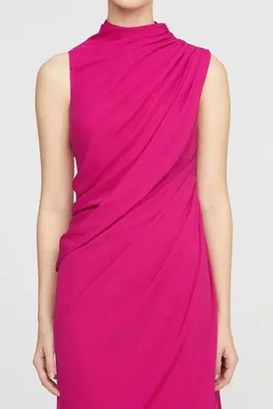 Halston Essia Georgette Gown