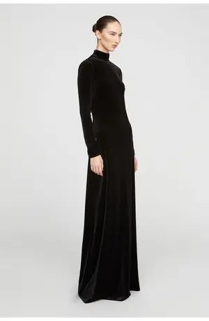 Halston Kaia Velvet Gown