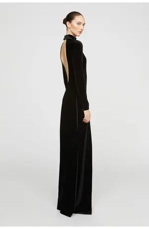 Halston Kaia Velvet Gown