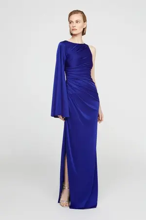 Halston Elysia Jersey Gown