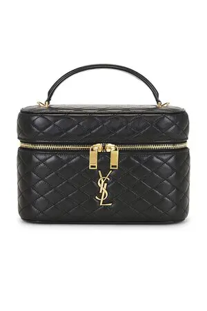 Saint Laurent Large Gaby Vanity Bag - Nero