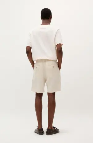 SCALPERS Apolo Linen Bermuda Shorts - Beige