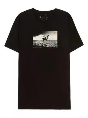 OSKLEN Graphic Cotton T-shirt - Black