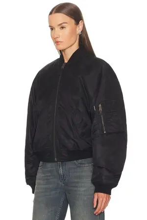 Balenciaga Standard Bomber Jacket - Black