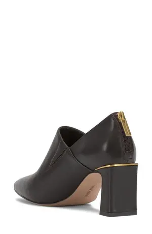 Vince Camuto Haiden Block Heel Bootie - Brownie Leather