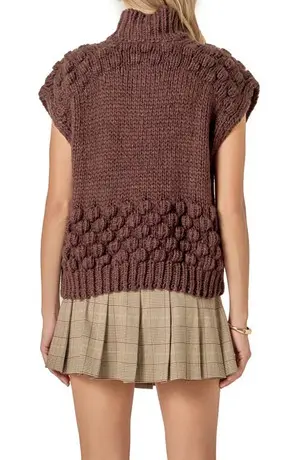 English Factory Bubble Turtleneck Sweater