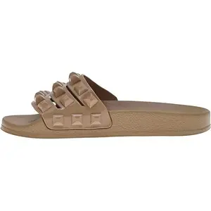CARMEN SOL Carmensita Studded Slide-On Sandals