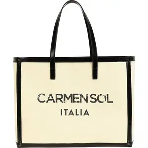 Carmen Sol Roma Tote Bag - Black