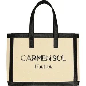 Carmen Sol Venezia Mini Tote Bag - Black