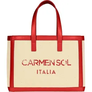 Carmen Sol Venezia Mini Tote Bag - Red