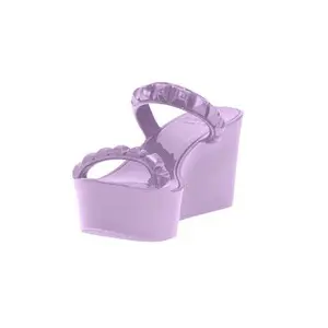 Carmen Sol Tonino Mid Wedge Pump - Violet