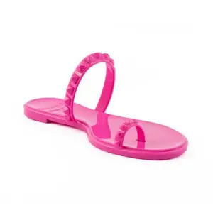 Carmen Sol Maria Jelly Sandal - Fuchsia
