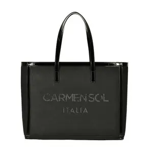 Carmen Sol Roma Tote Bag - Black