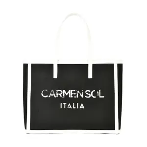 Carmen Sol Roma Tote Bag - White