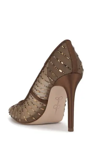 Jessica Simpson Piviano Pointed Toe Pumps - Toasted Peca Finmsh