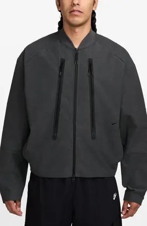 Nike Tech Shori Bomber Jacket - 060 Anthra/black