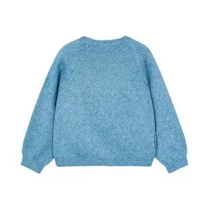 MAYORAL Girls' Floral Appliqué Knit Jumper