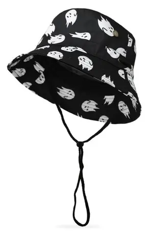 DALIX Printed Ghost Bucket Hat