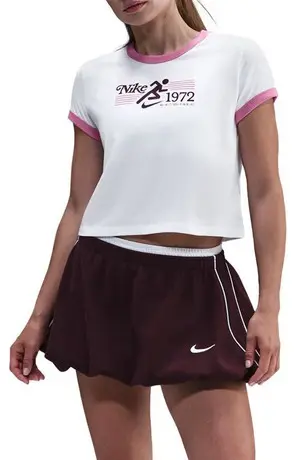 Nike Pink White Shirts