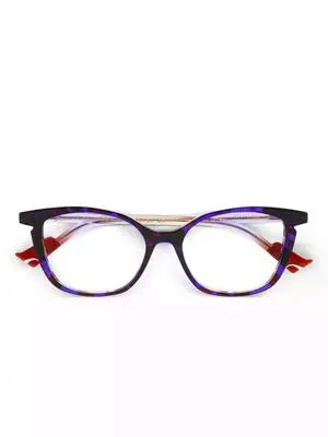 FACE À FACE Rectangle-frame Glasses - Purple