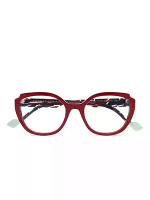 FACE À FACE Geometric-frame Glasses - Red